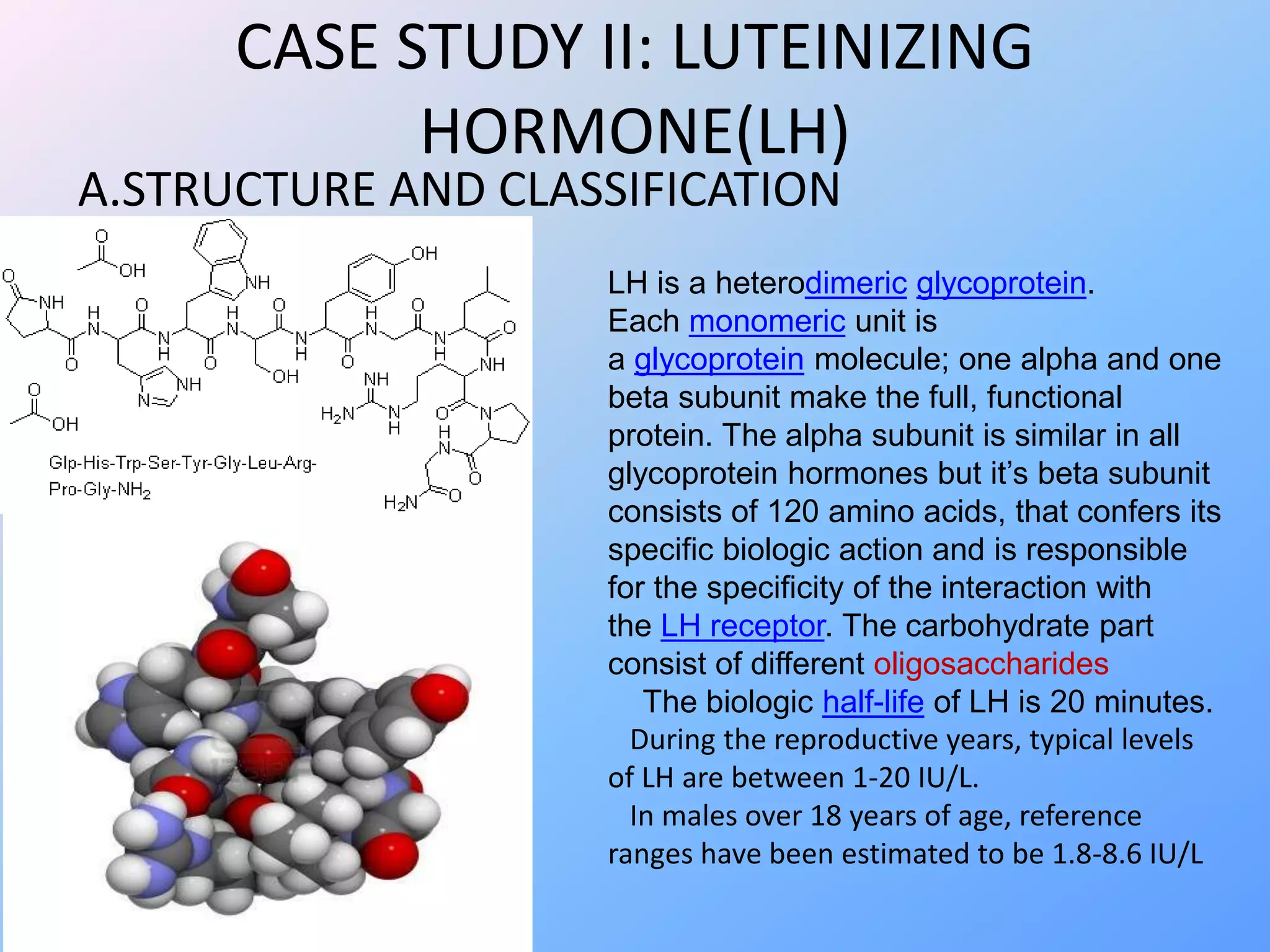 FSH, LH & Testosterone | PPTX