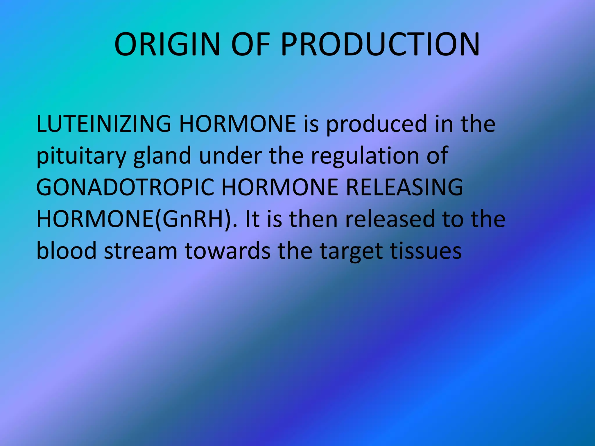 FSH, LH & Testosterone | PPTX