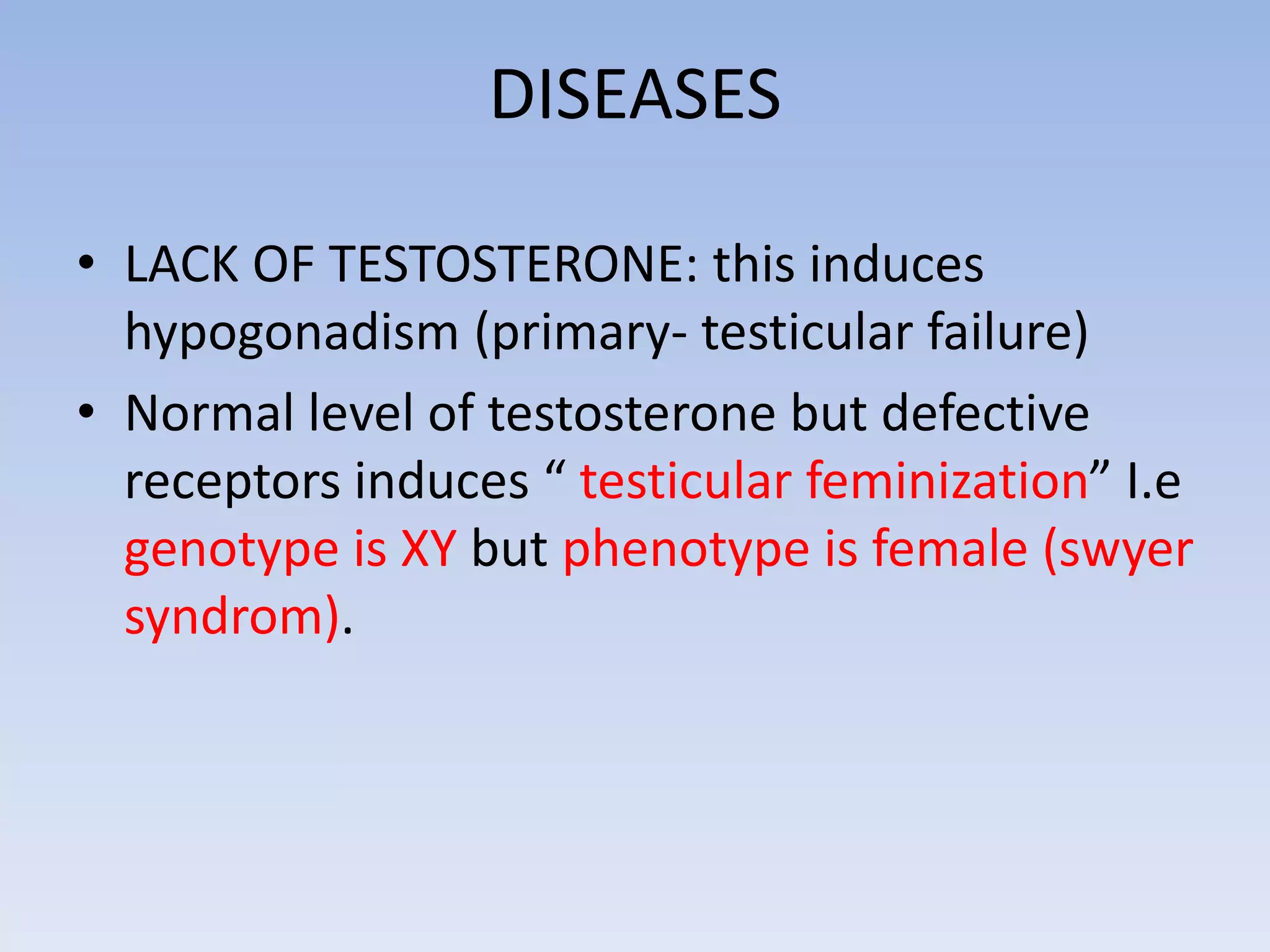 FSH, LH & Testosterone | PPTX