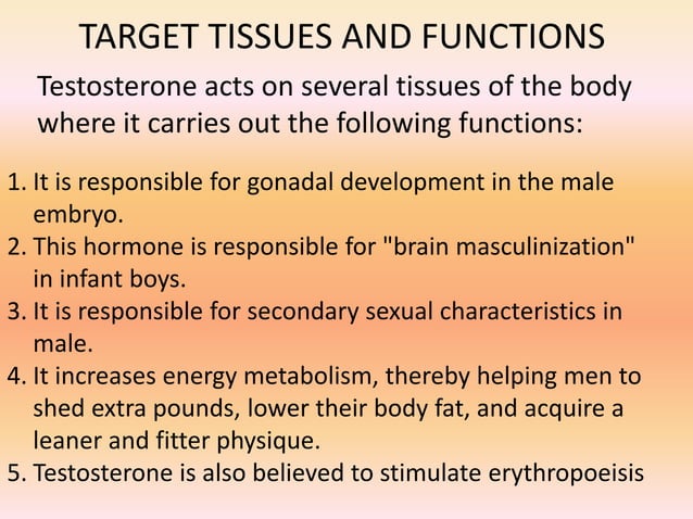 FSH, LH & Testosterone | PPTX | Hormonal Disorders | Endocrine and ...