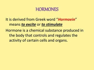 Hormones | PPTX
