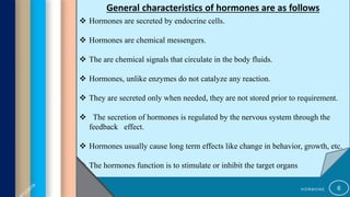 Hormones | PPTX