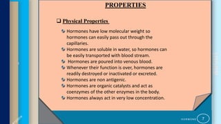 Hormones | PPTX
