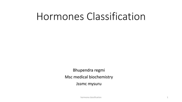 Hormones | PPT
