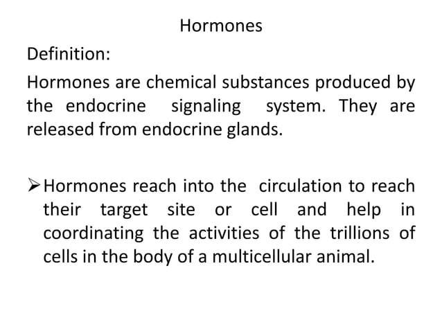 Hormones | PPT