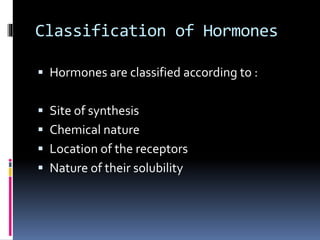 Hormones | PPTX | Thyroid Disorders | Endocrine and Metabolic Diseases