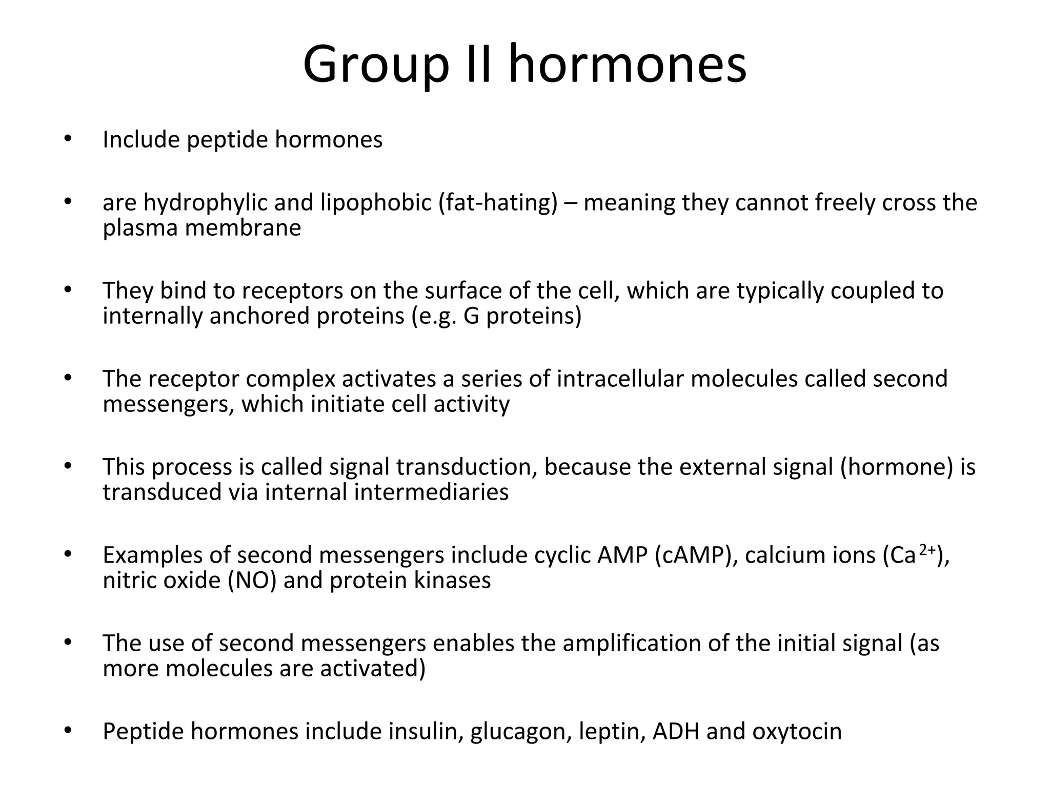 Hormones and its classification | PDF