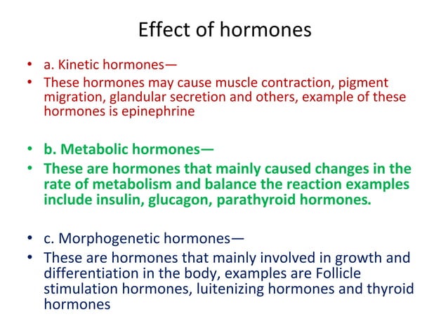 Hormones and its classification | PDF