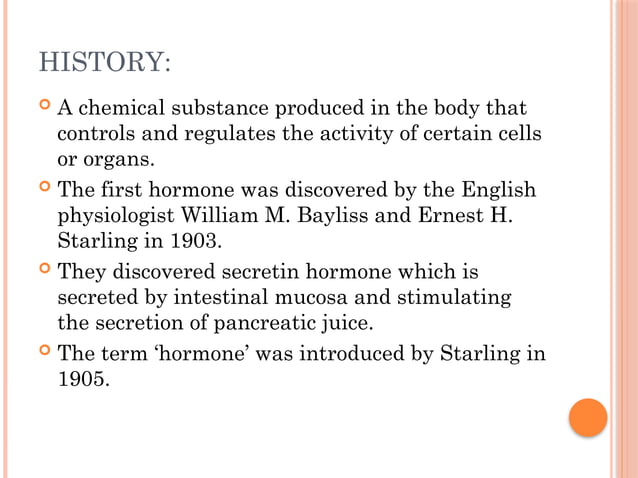 Hormones (Chemical nature of Hormones).pptx