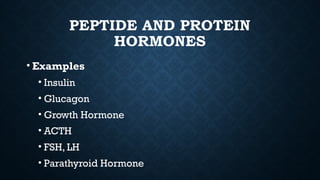 Hormones classification, mechanism and role.pptx
