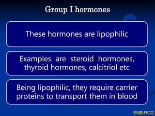 Hormones - general features | PPTX
