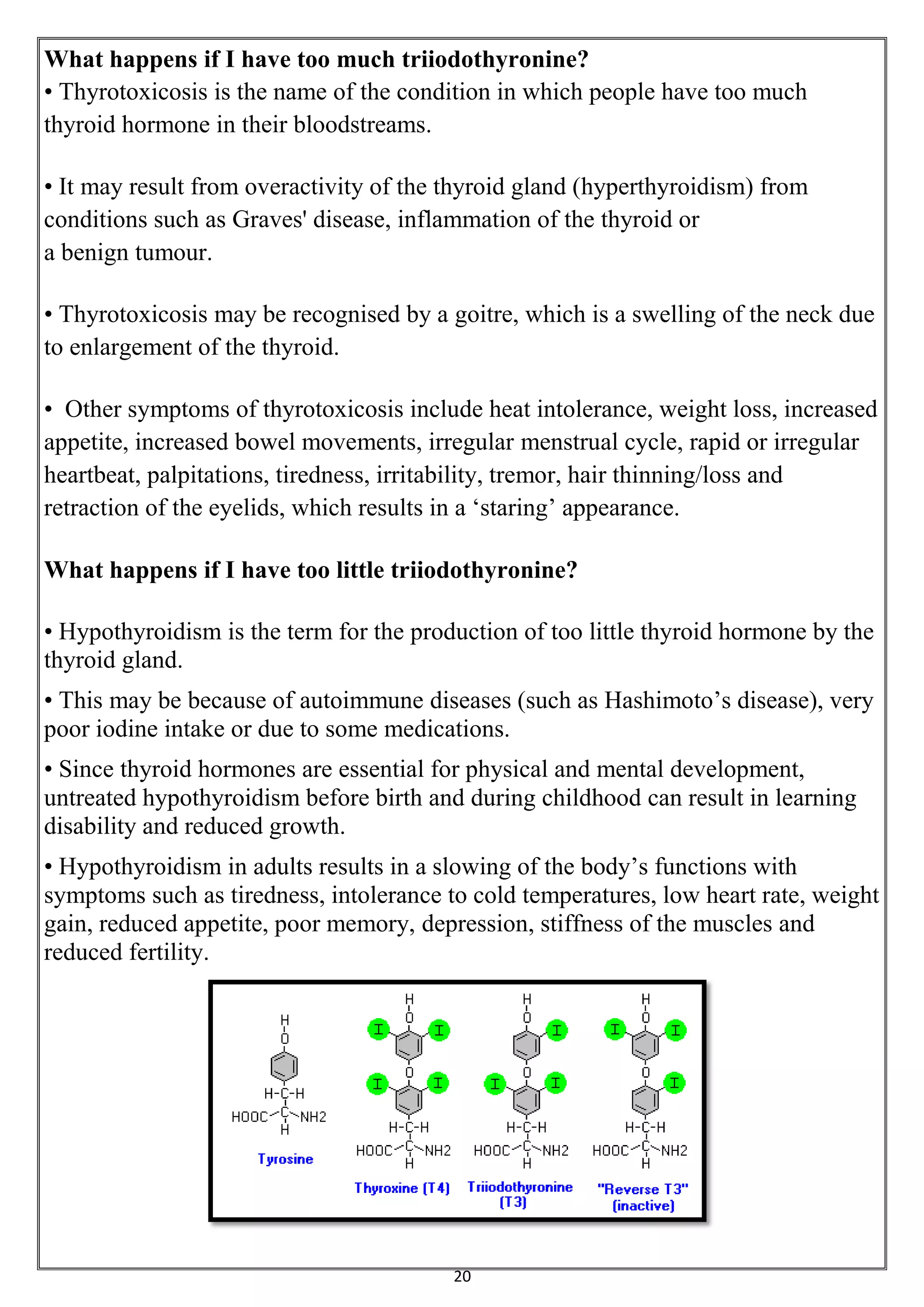 Hormones ( Thyroid Hormone ) | PDF