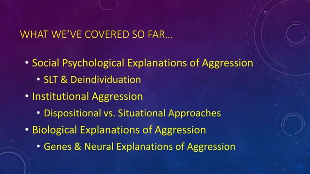 Hormonal Explanation of Aggression | PPTX