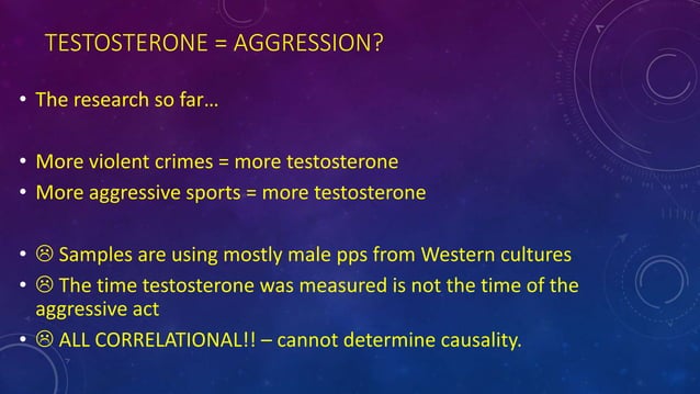 Hormonal Explanation of Aggression | PPTX