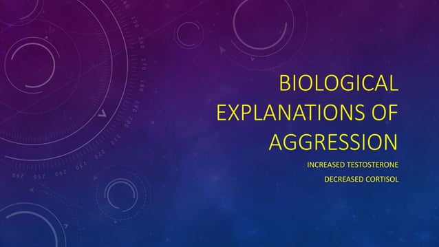 Hormonal Explanation of Aggression | PPTX