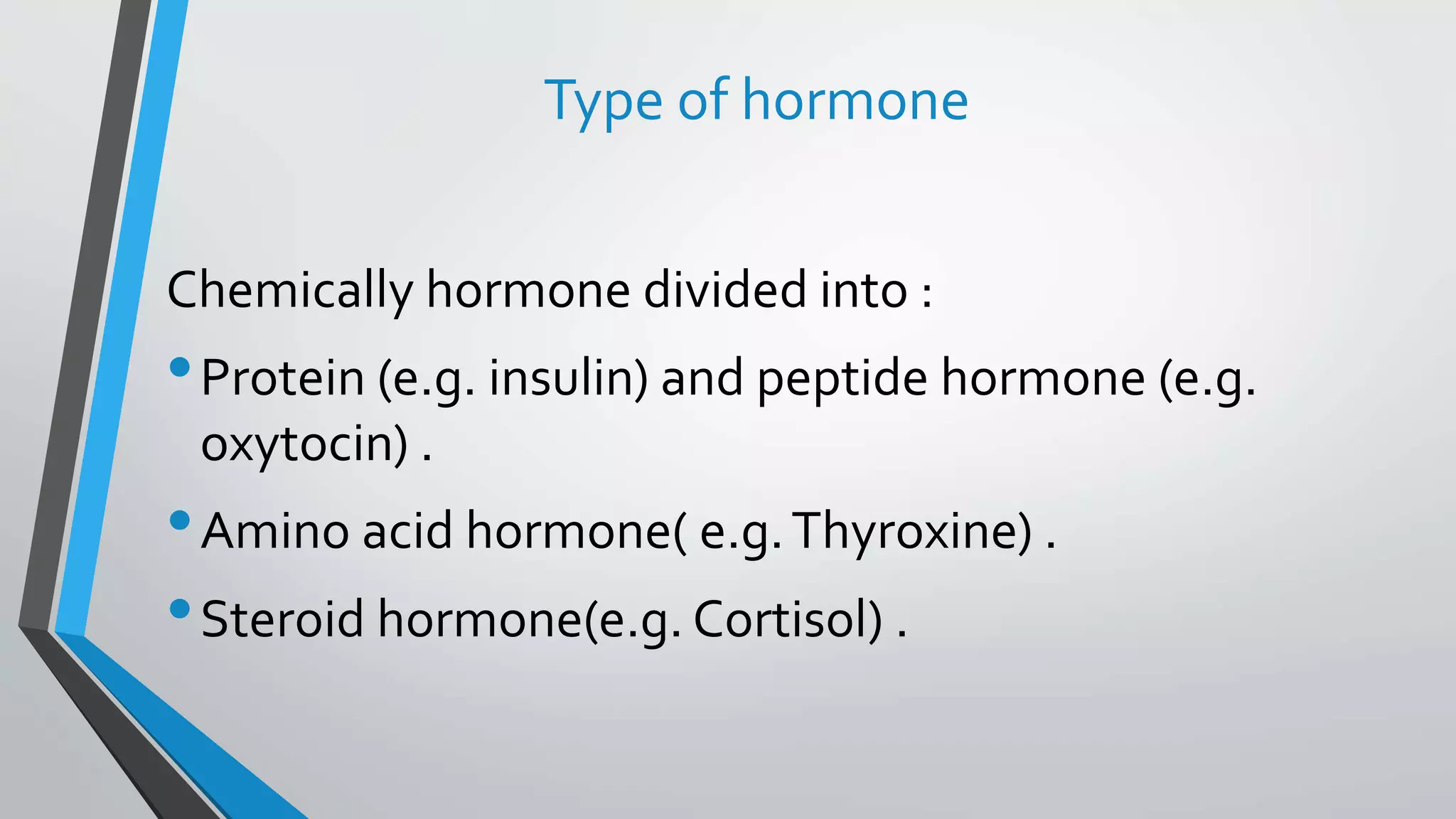 Hormones and chemical | PPT