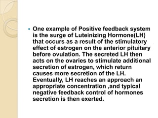 Hormones and their feedback system | PPTX