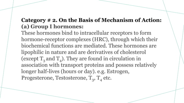 Hormones, classification and target organs.pptx