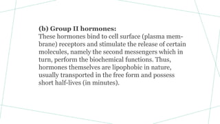 Hormones, classification and target organs.pptx