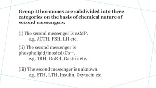 Hormones, classification and target organs.pptx