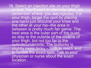 Hormone Self Injection | PDF | Skin and Dermatology | Diseases and ...