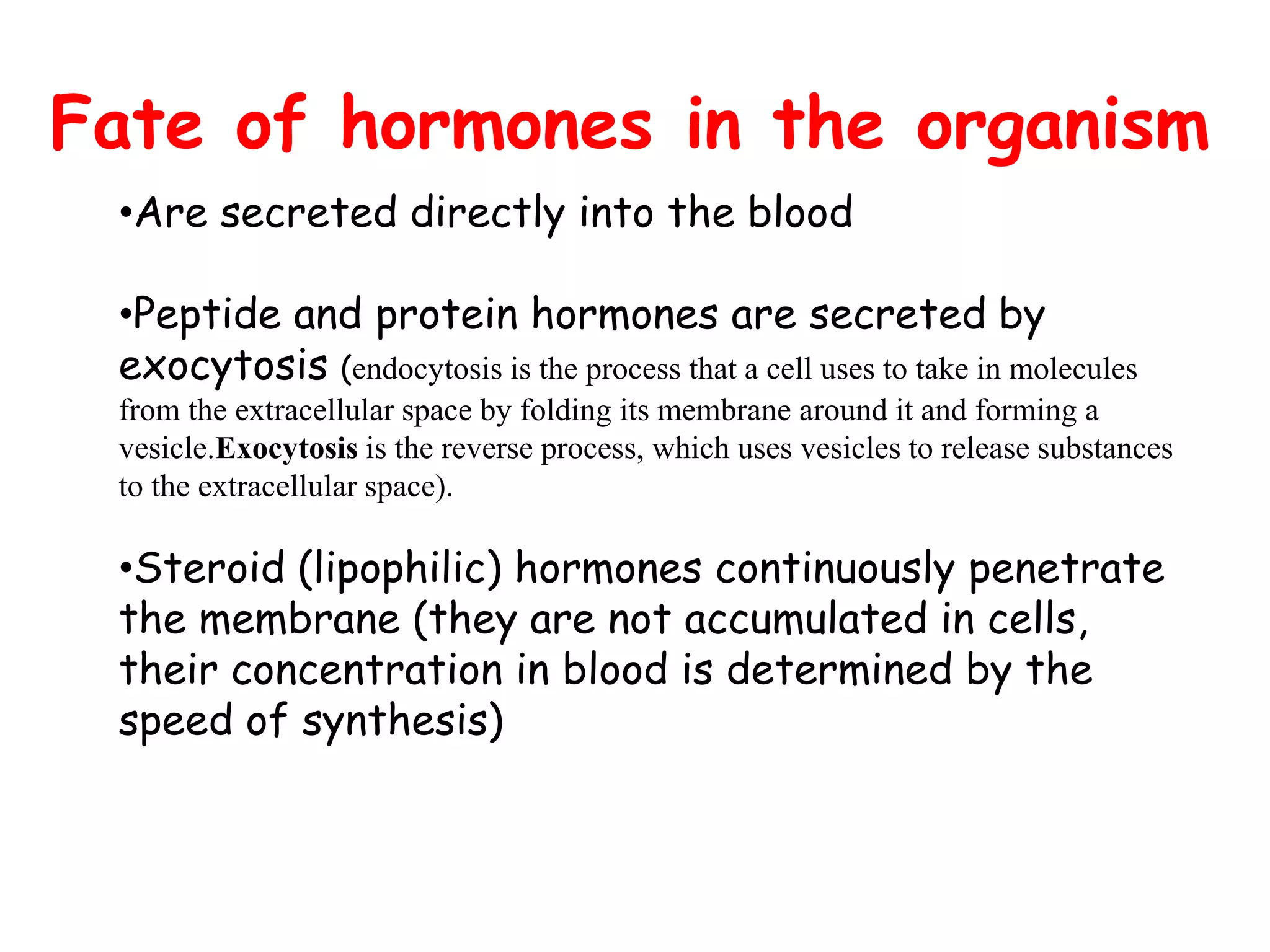 Hormones gen. characterist., classific. i | PPTX