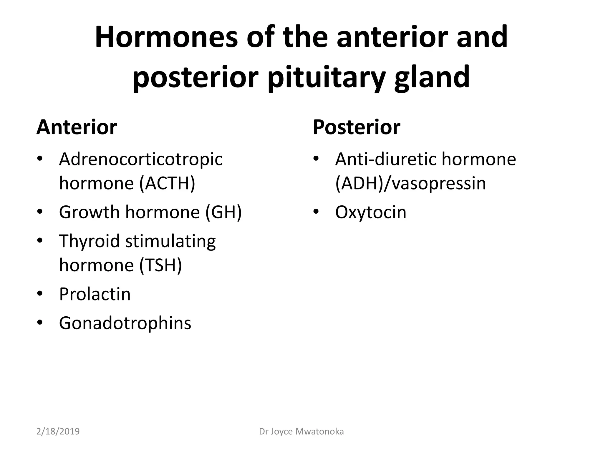 Hormones of pituitary gland and its disorders | PPTX