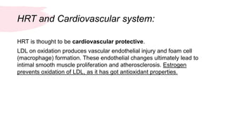 Hormone therapy in postmenopausal women | PPTX
