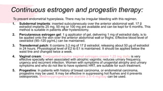 Hormone therapy in postmenopausal women | PPTX