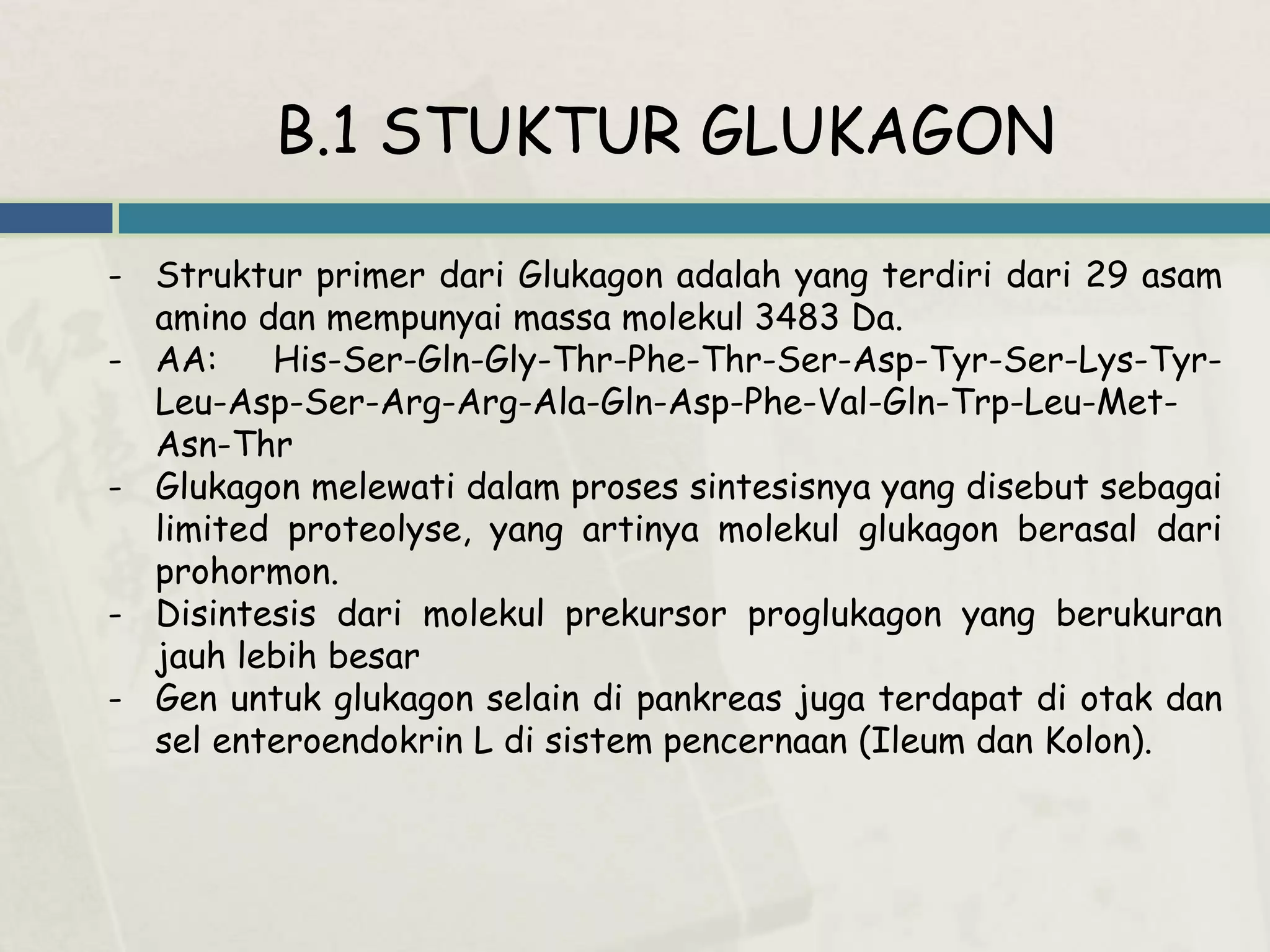 Hormon insulin dan glukagon | PPTX