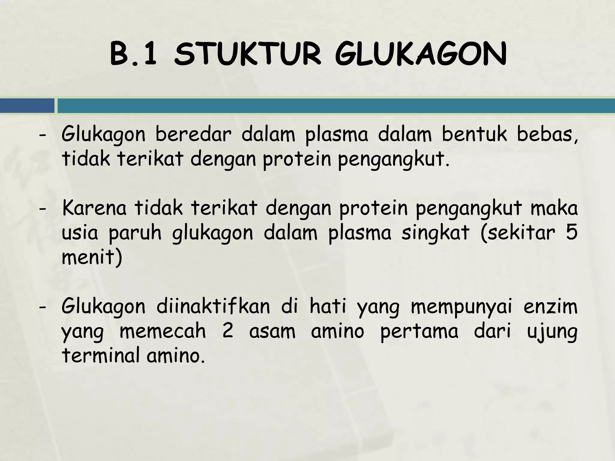 Hormon insulin dan glukagon | PPTX