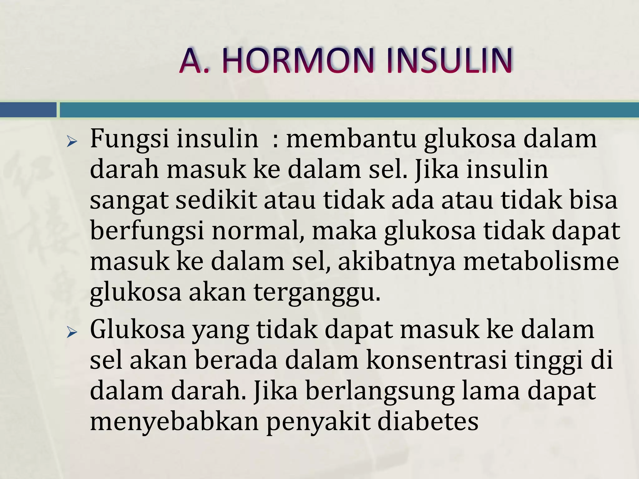 Hormon insulin dan glukagon | PPTX