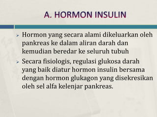 Hormon insulin dan glukagon | PPTX
