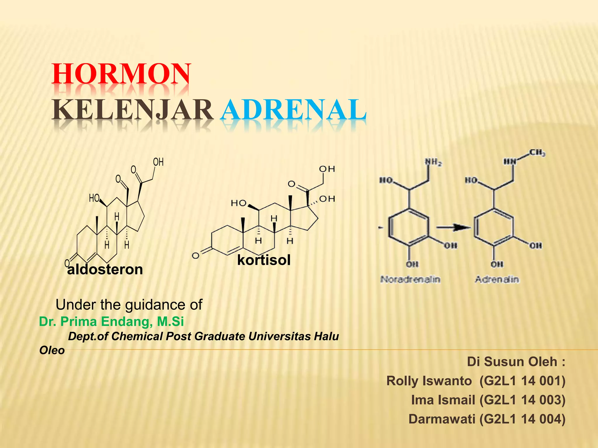 Hormon kelenjar adrenalin | PPTX