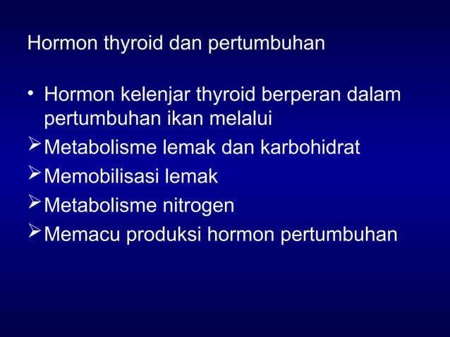 HORMON KELENJAR TIROID pada ikan air.ppt