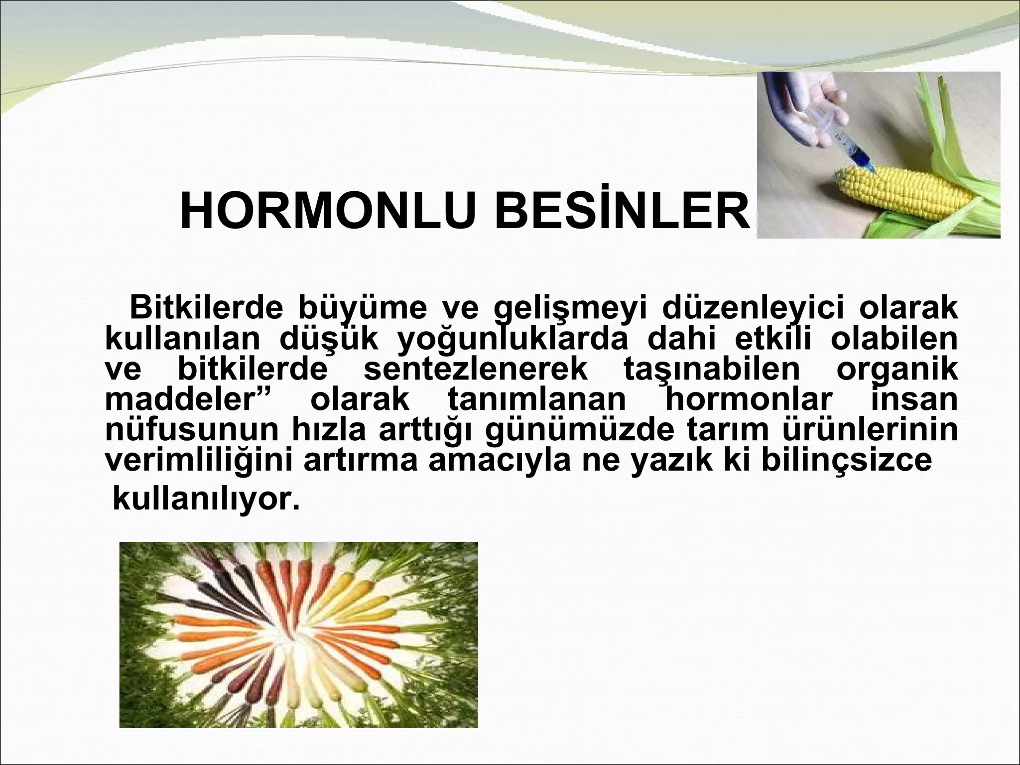 Hormonlu besi̇nler | PPT
