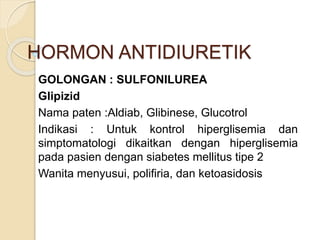 Hormon, obat endokrin lain dan kontrasepsi | PPTX