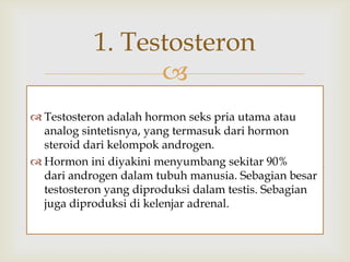 Hormon sintesis pria | PPTX