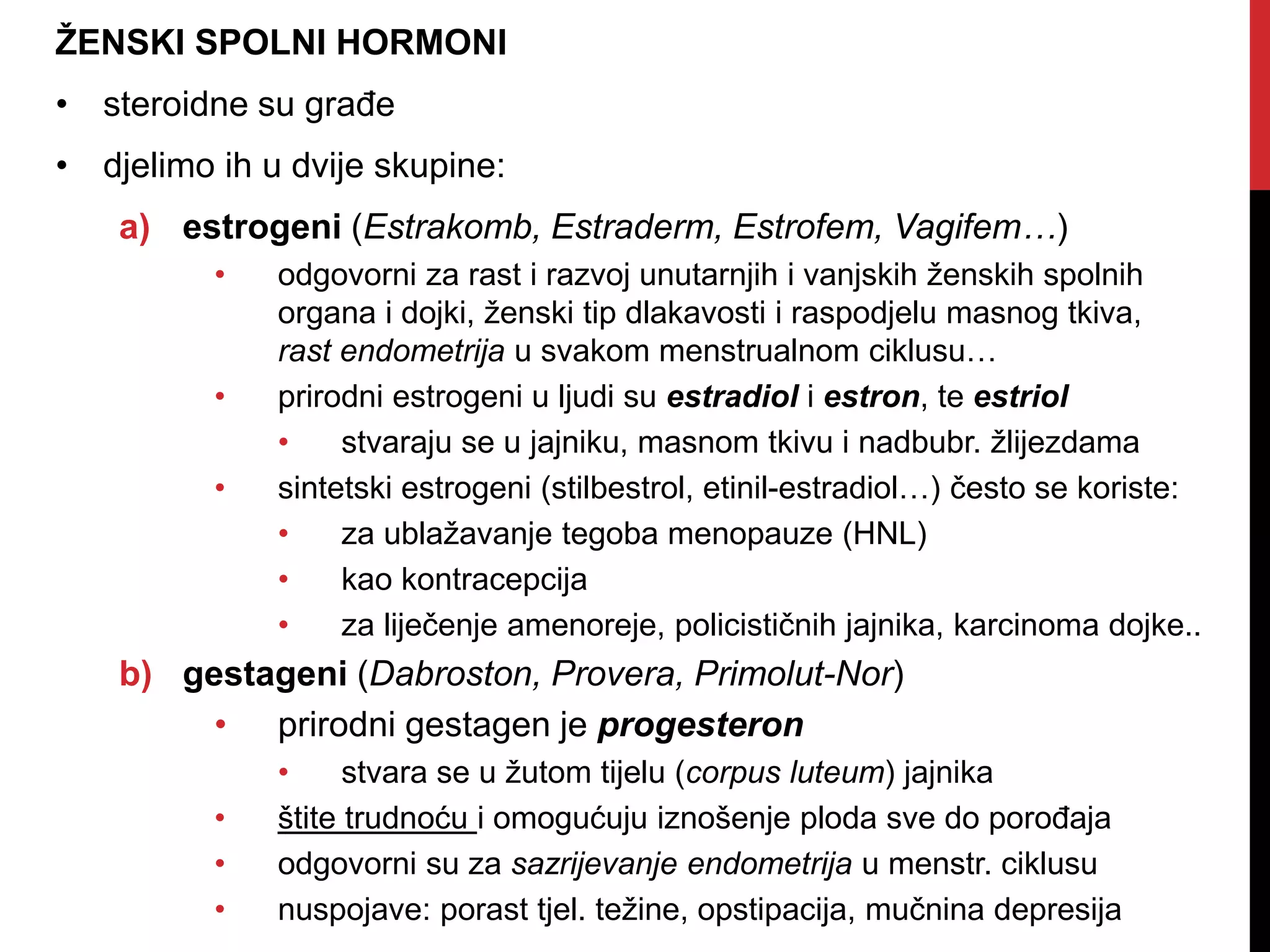 Hormonska terapija | PPSX