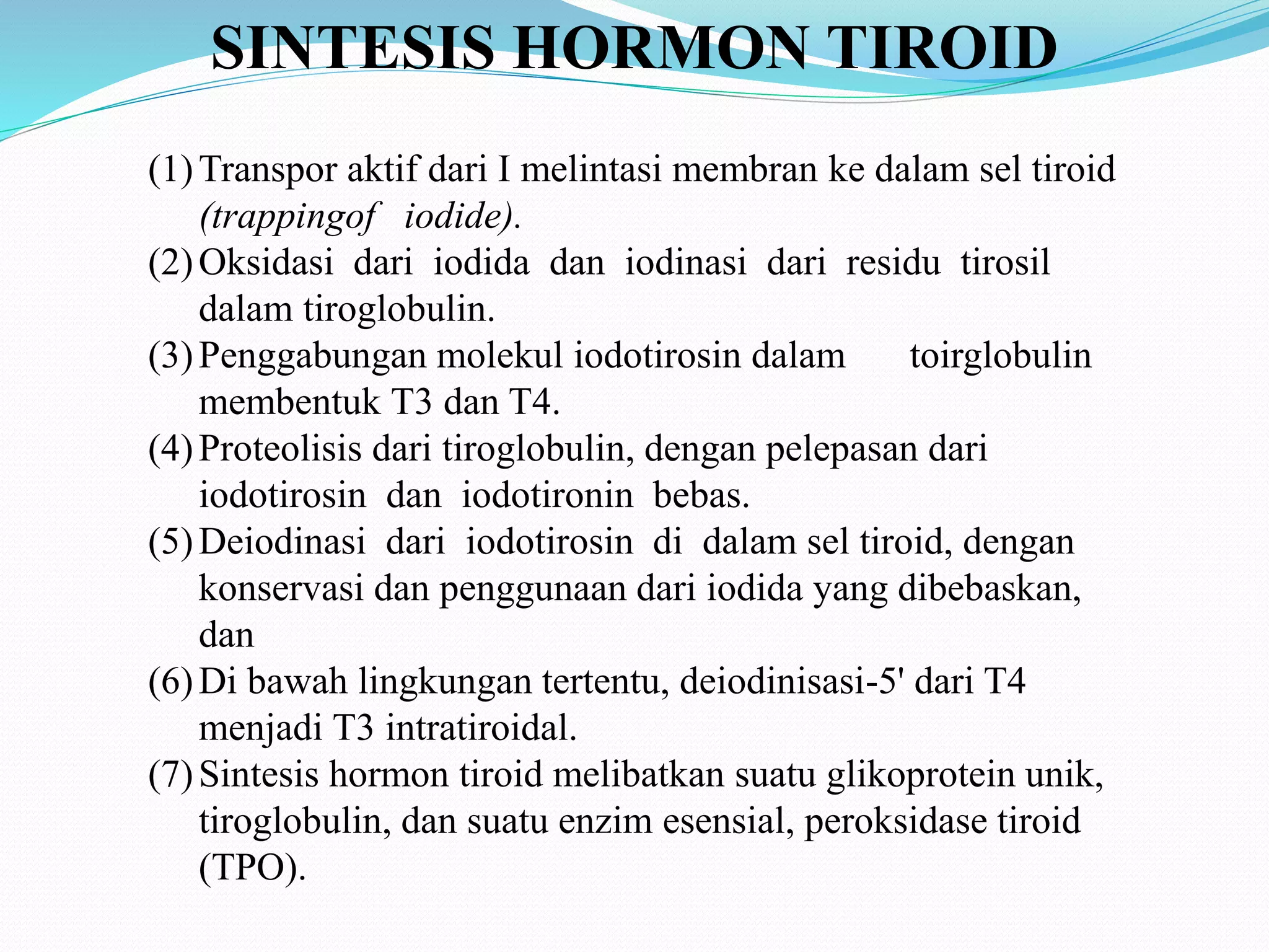 Hormon tiroid | PPTX