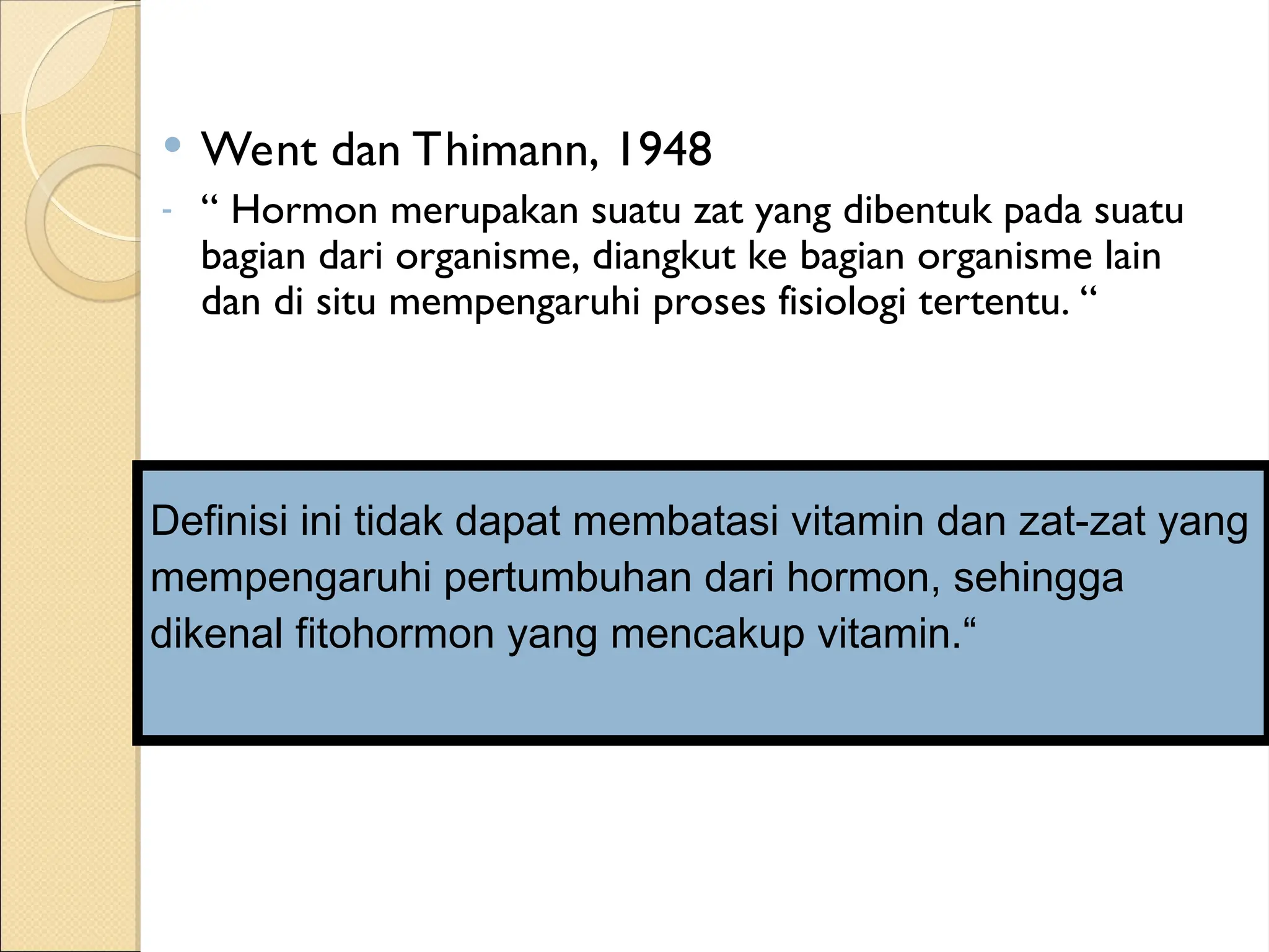 fisiologi tanaman - hormon pertumbuhan pada tanaman | PPT