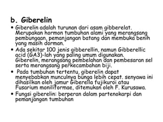 Hormon zat pengatur tumbuhan | PPTX