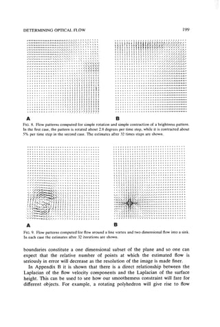 Determining Optical Flow | PDF