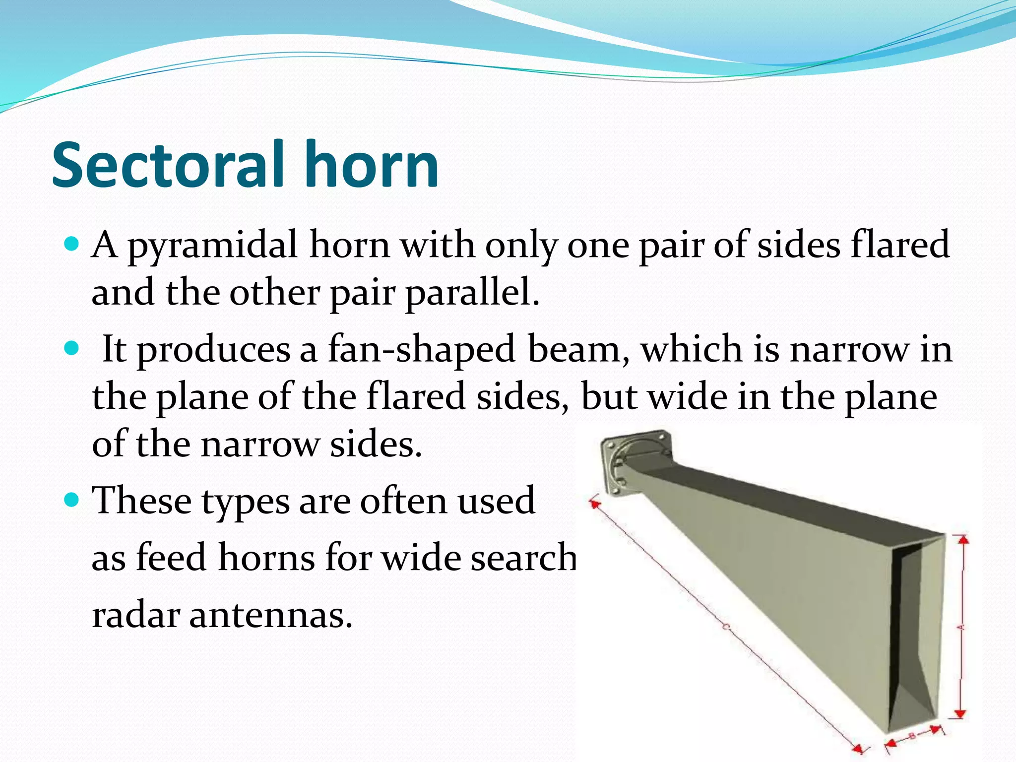 Horn antenna | PPTX