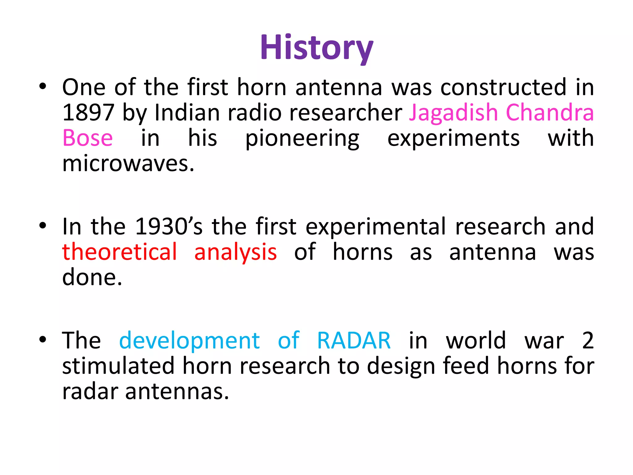 Horn antennas | PDF