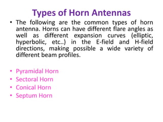 Horn antennas | PDF