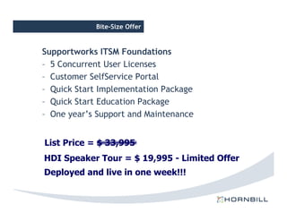 Hornbill Overview - Bite Size Offer | PDF