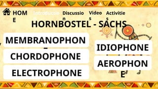 HORNBOSTEL-SACHS Classification of Musical Instruments | PPTX