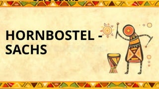 HORNBOSTEL-SACHS Classification of Musical Instruments | PPTX