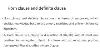 Horn clause and applications with detail | PDF